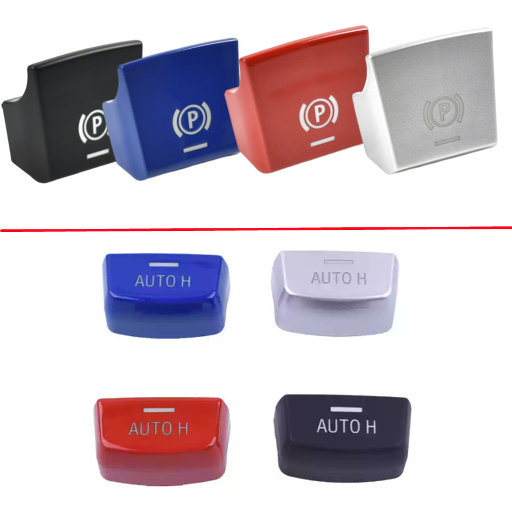 Electronic Hand Brake Parking Switch P Auto H Button Cover For BMW 5 6 ...