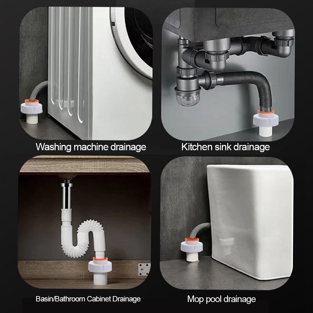 Drain pipe plug washing machine drain pipe sealing plug basin sink drain cover suitable for 40 ...