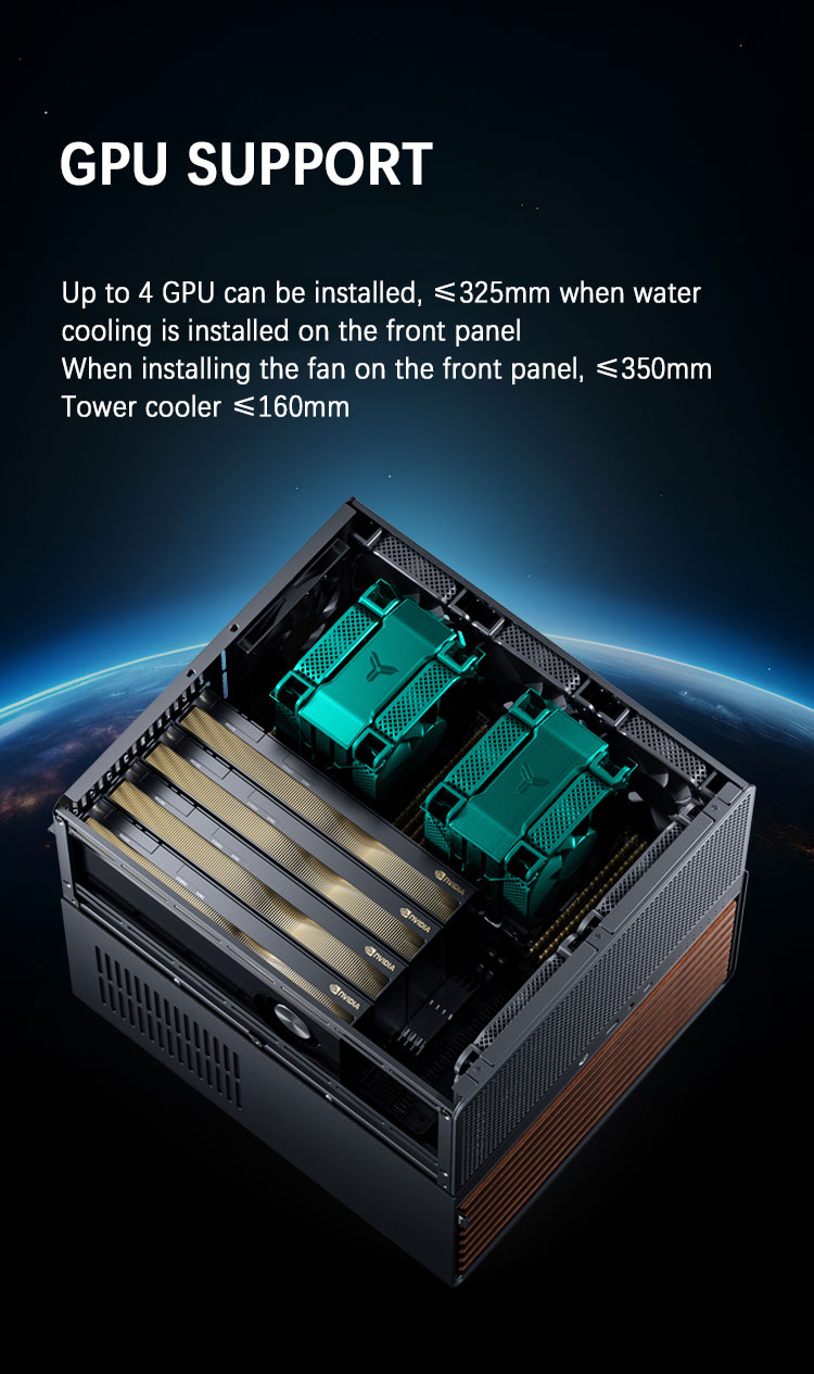 Jonsbo N5 Nas Case Uses North American Walnut Solid Wood Supports Itx/M-Atx/Atx/E-Atx ...