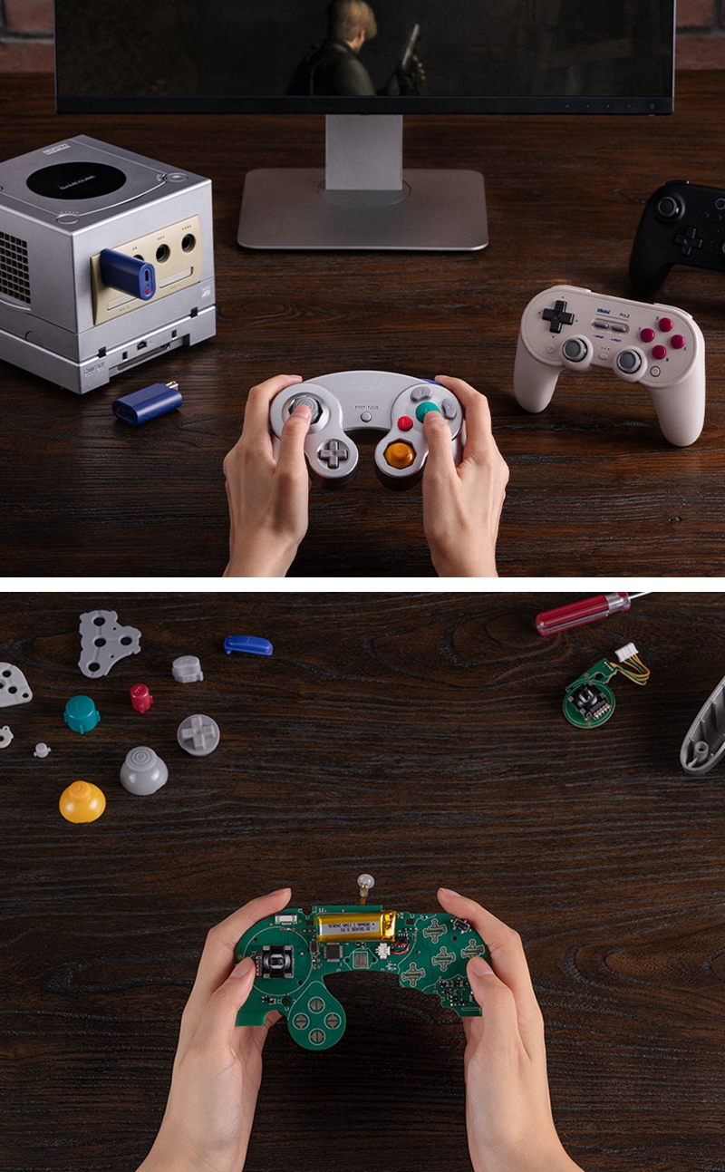 8BitDo Retro Receiver for NGC Wii Windows Converter Compatible with all ...