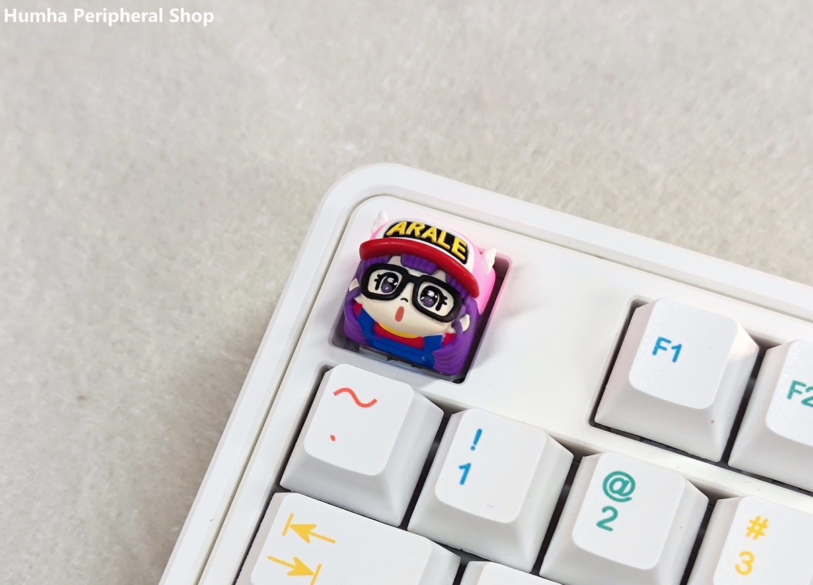 Humha artisan keycap Arale keycap Hand made Resin keycap mechanical ...