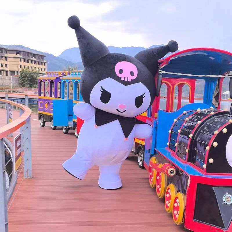 Kuromi Inflatable Cartoon Doll Costume Adult Wear Cute kuromi Doll ...