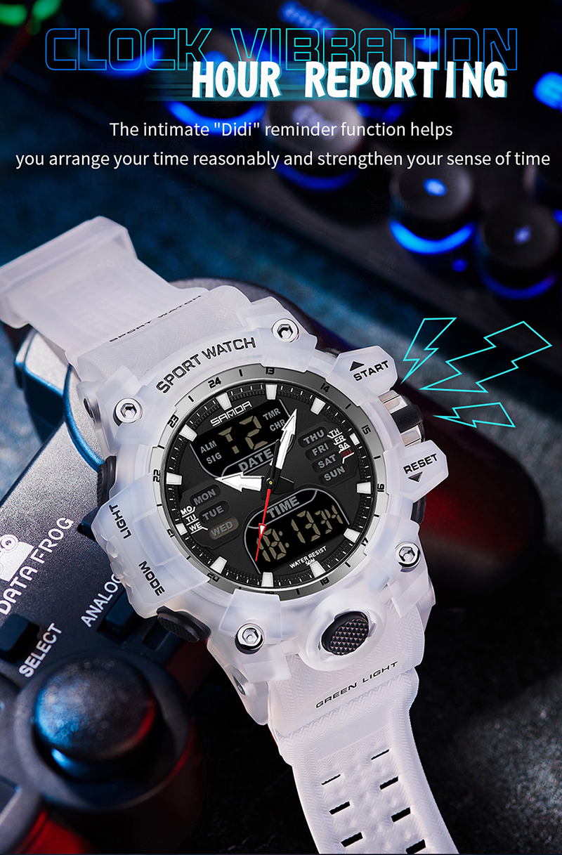 SANDA Military Industry Waterproof And Anti Drop Multifunctional Watch ...