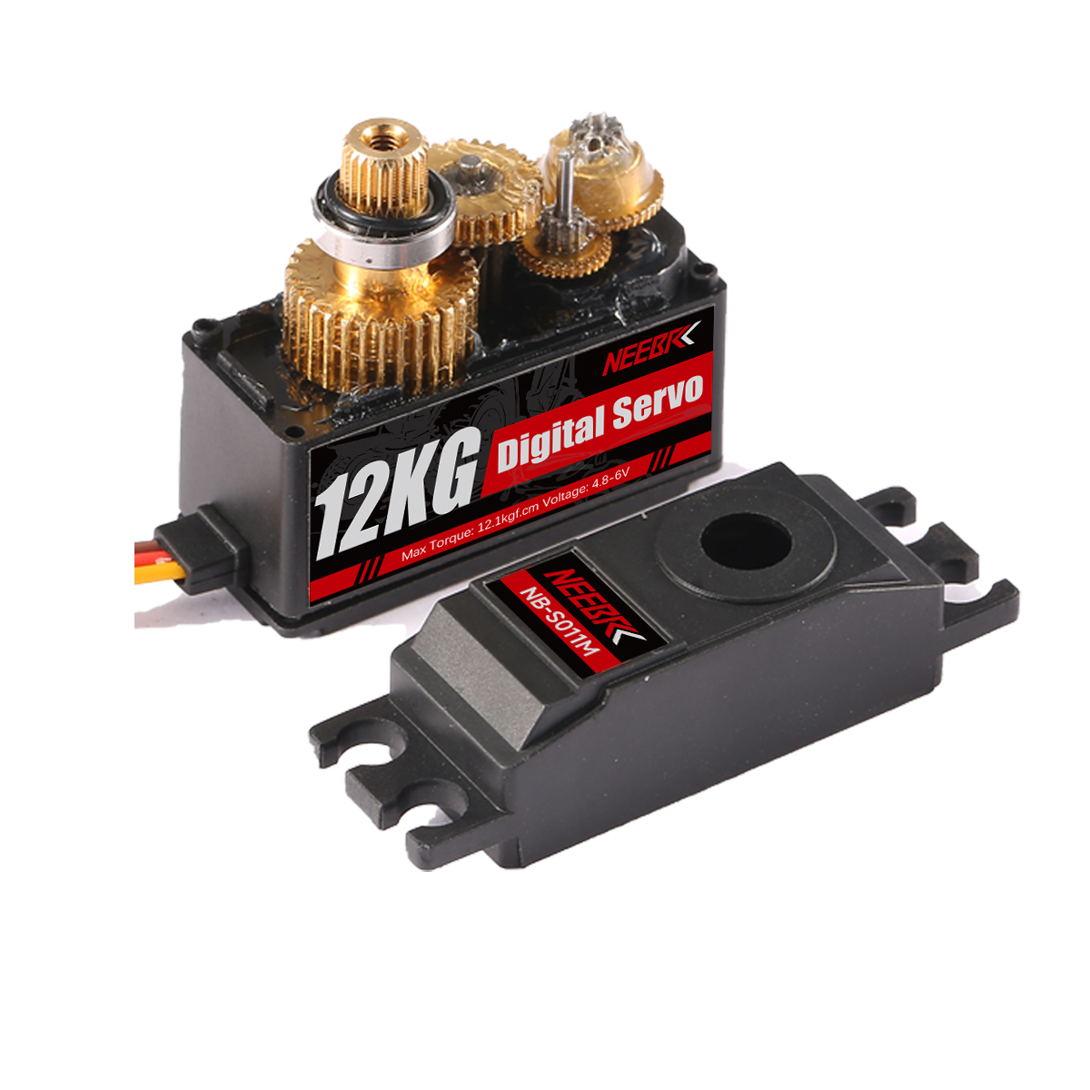 NEEBRC 12KG /23KG Metal Gear Short Body Digital Servo Standard Short ...