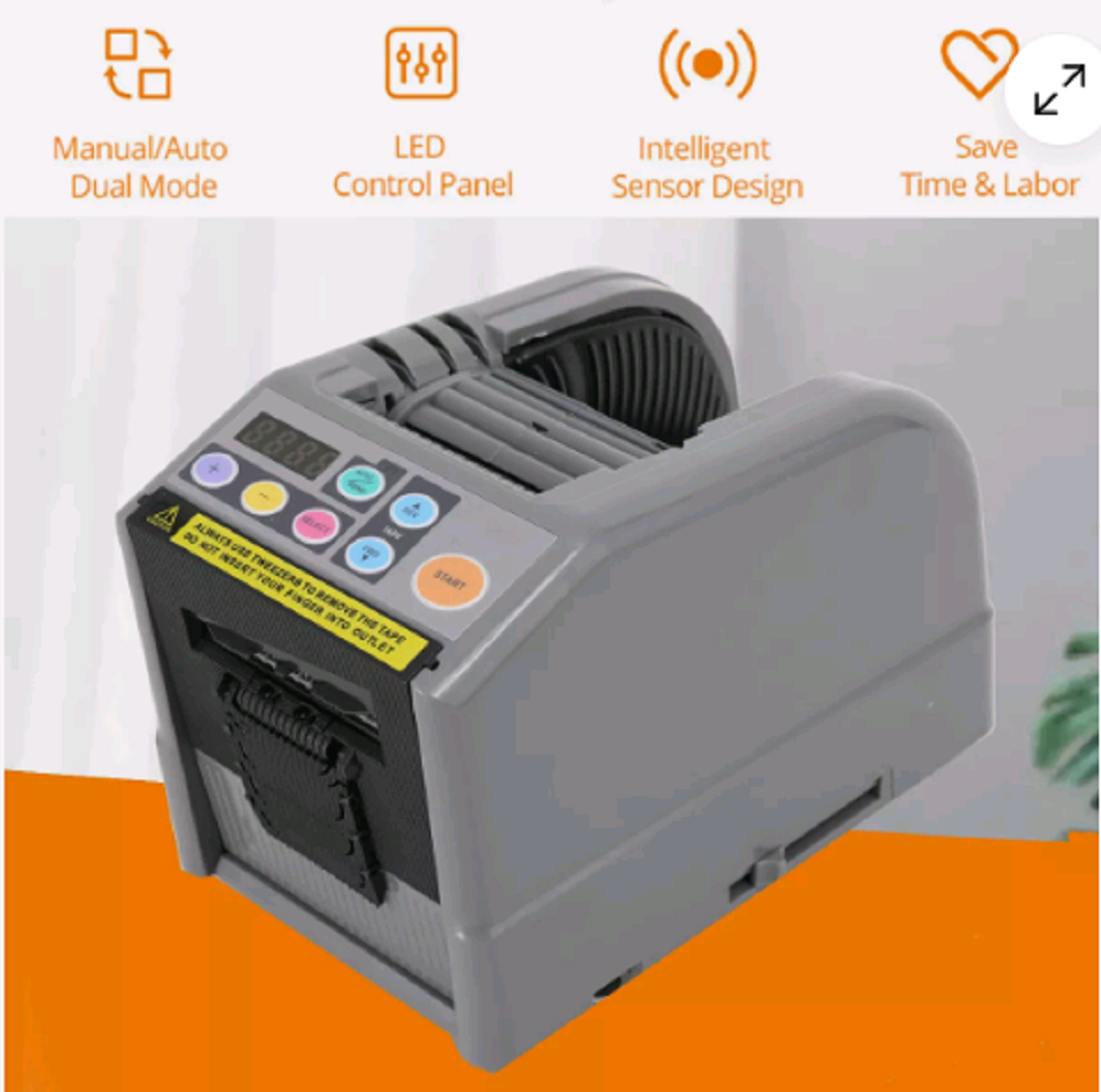 FUMA ZCUT-9 Electric Automatic Tape Dispenser Tape Cutter Machine LED 5~999mm 110V-240V | Shopee ...