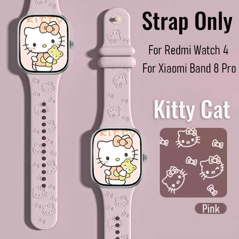 Cartoon 3D Relief Silicone Strap for Redmi Watch 5 4 Watchband Cartoon ...