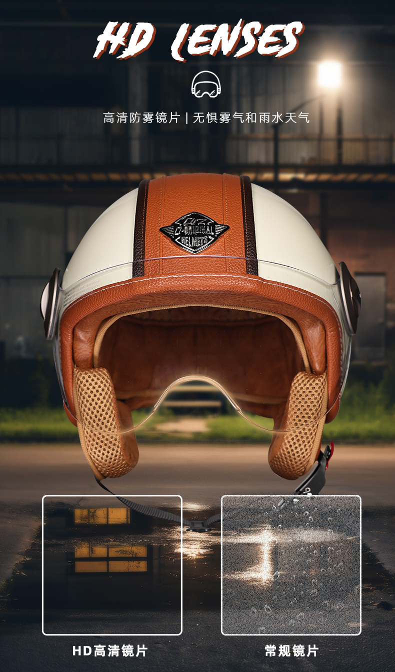 New ORZ half face helmet, motorcycle helmet, and electric vehicle half ...