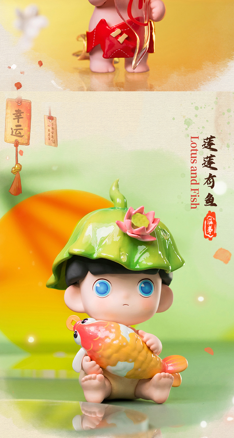 Heyone GUADI NIAN together Mystery Box Blind Box Action Cute Figure ...