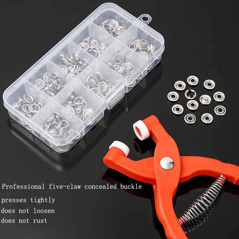 [Spot]Seamless Invisible Snaps Multifunctional Snaps Set Five-Claw ...