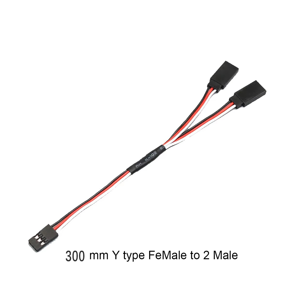 NEEBRC 5PCS Servo Extension Cable Y-shaped 300mm Female To Double Male ...