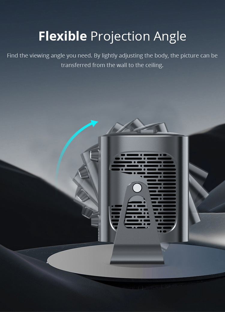A13 Projector Mini WiFi 4K Decord 10000+ Lumens 1080P Android 13.0 2 ...