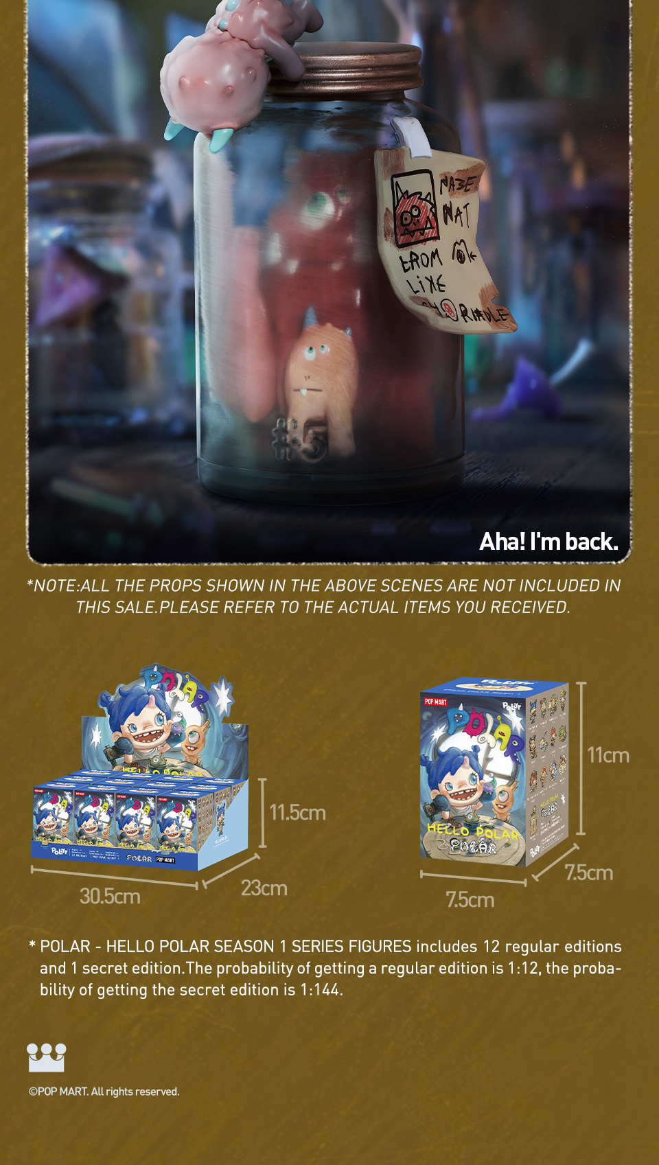 POP MART POLAR - HELLO POLAR Season 1 Series Figures (Whole Set ...