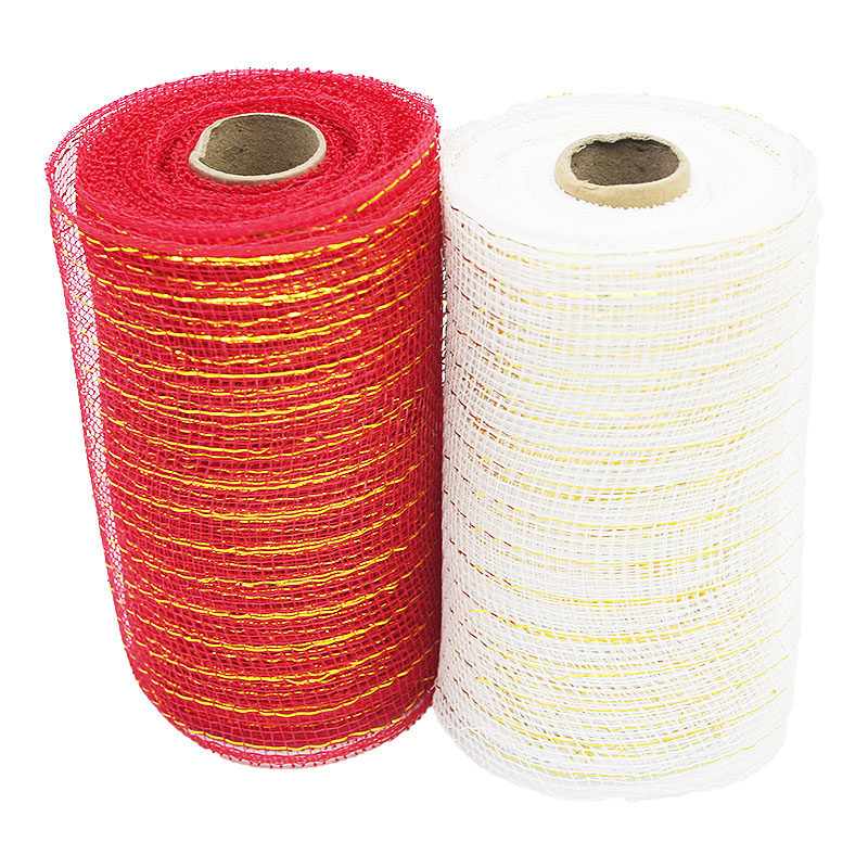 10 Yards/Roll 15cm Christmas Gauze Decoration Copying Flower Garland ...