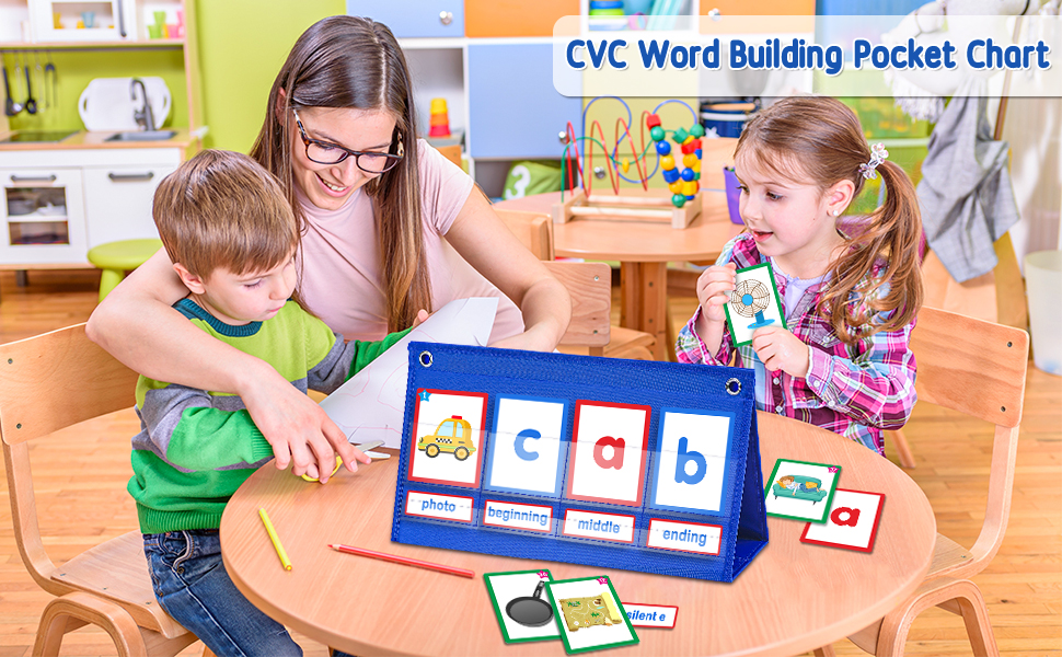 CVC Word Builder Kindergarten Classroom Must haves, Phonics Games ...