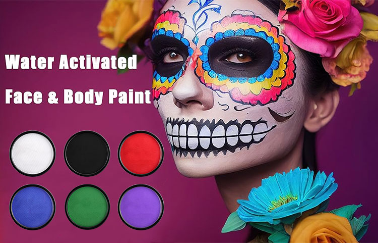 VERONNI 6 Color 30g Professional Face Paint Body Paint Water Based Face ...