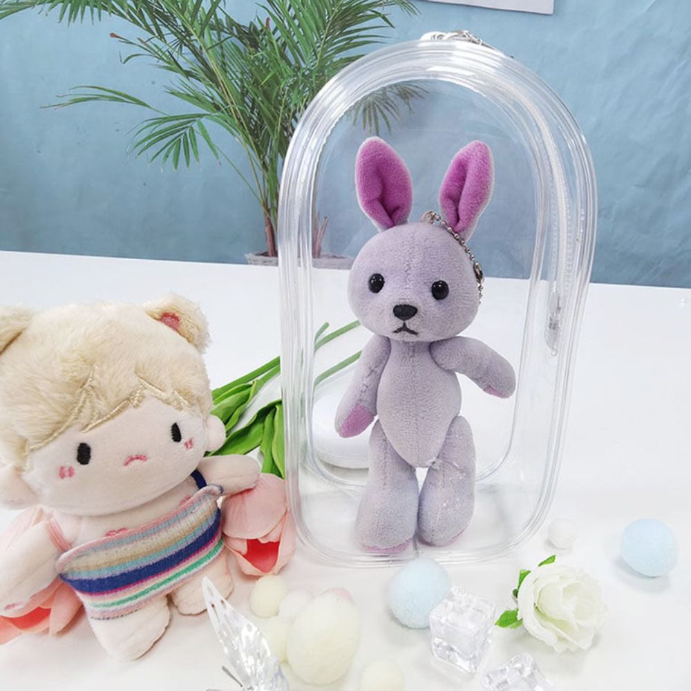 AOPHEKM Doll Outdoor Bag, Transparent Multicolor Doll Display Box, for ...