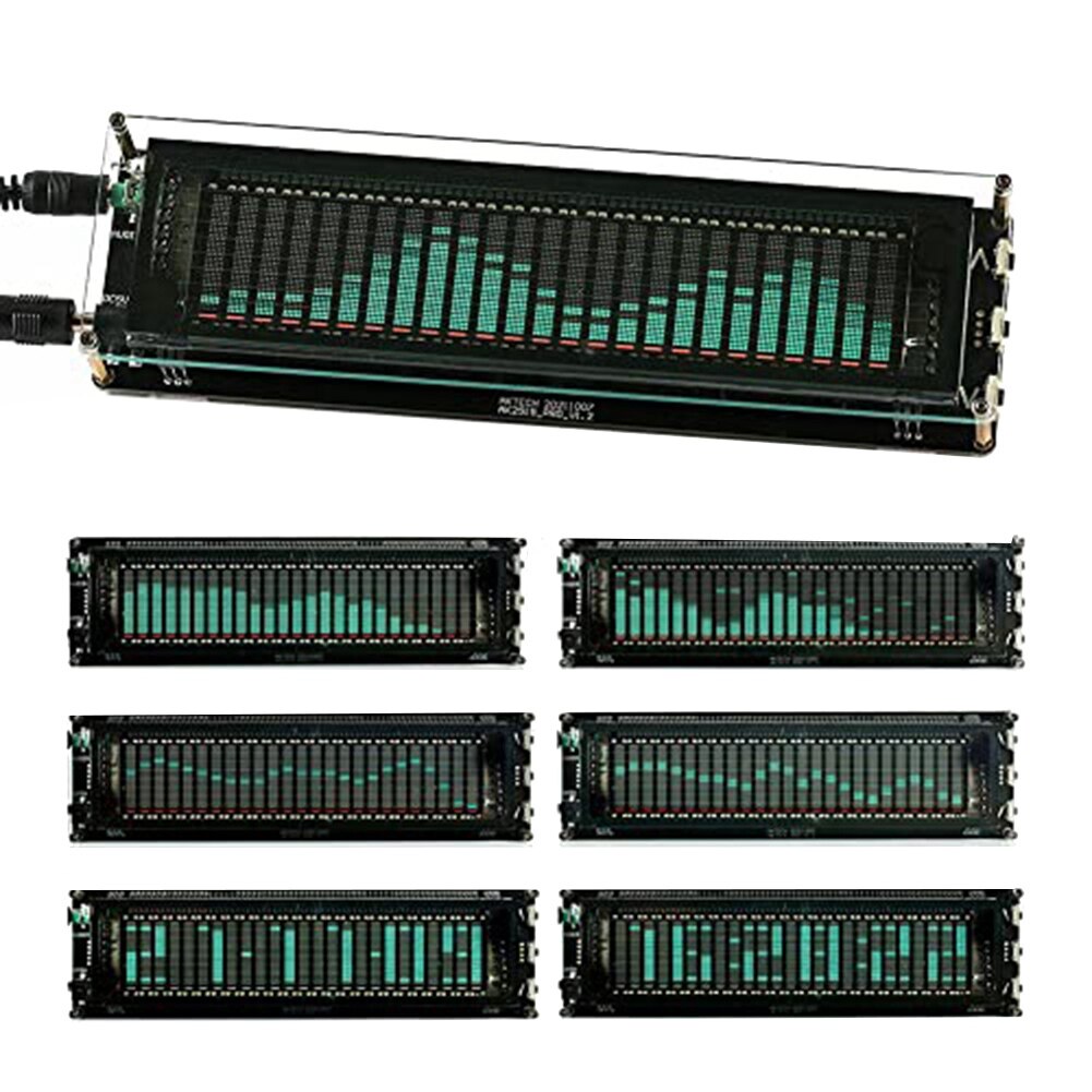 New VFD2515 Audio Spectrum Analyzer VFD Sound Level Meter VU Meter ...