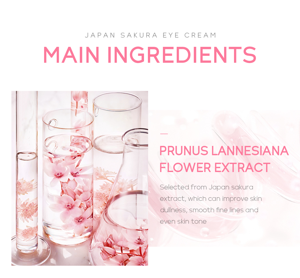 LAIKOU Sakura Anti-Wrinkle Anti-Age Remover Dark Circles Fine Lines Eye ...