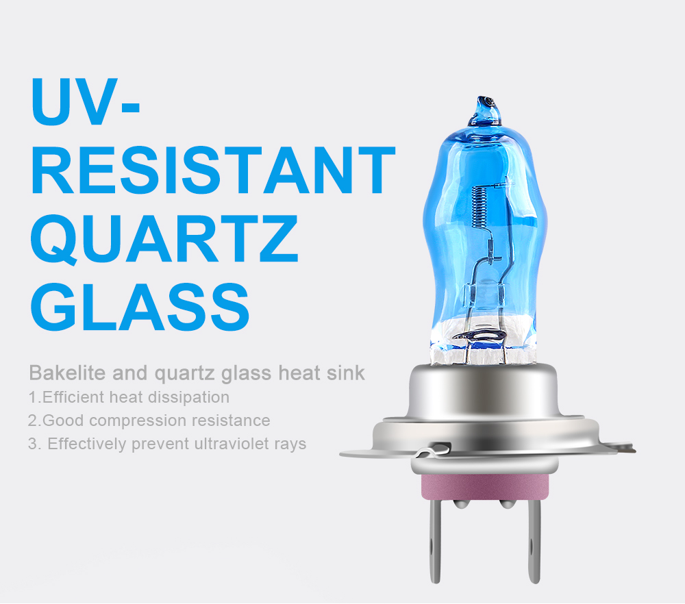 2pcs 100W Super White Halogen Bulb H1 H3 H4 H7 H8 H11 9006 Auto Halogen Lamp Fog Lights 12V ...