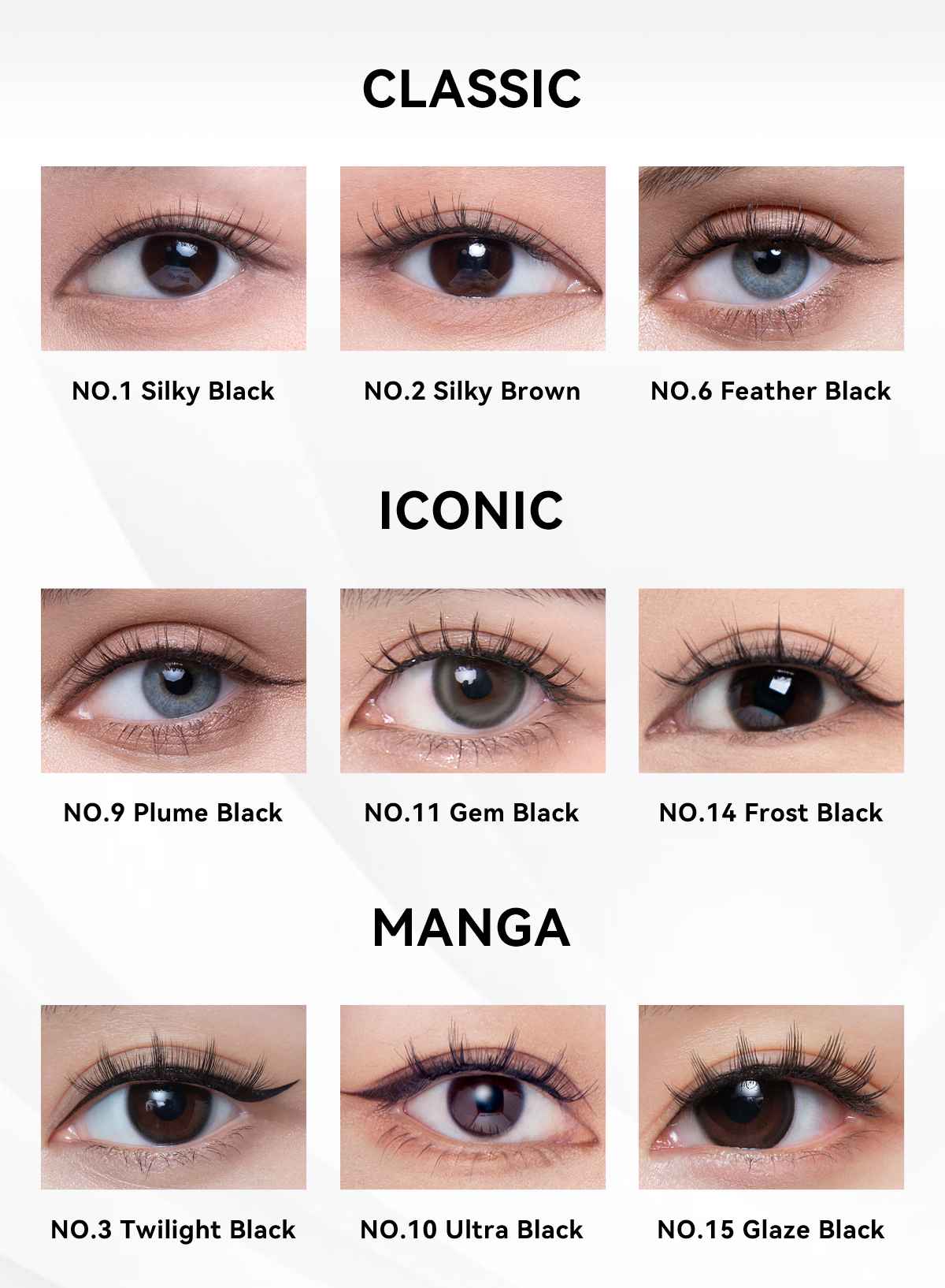 WOSADO New (All-In-One Box) Reusable Magnetic False eyelashes FULL ...