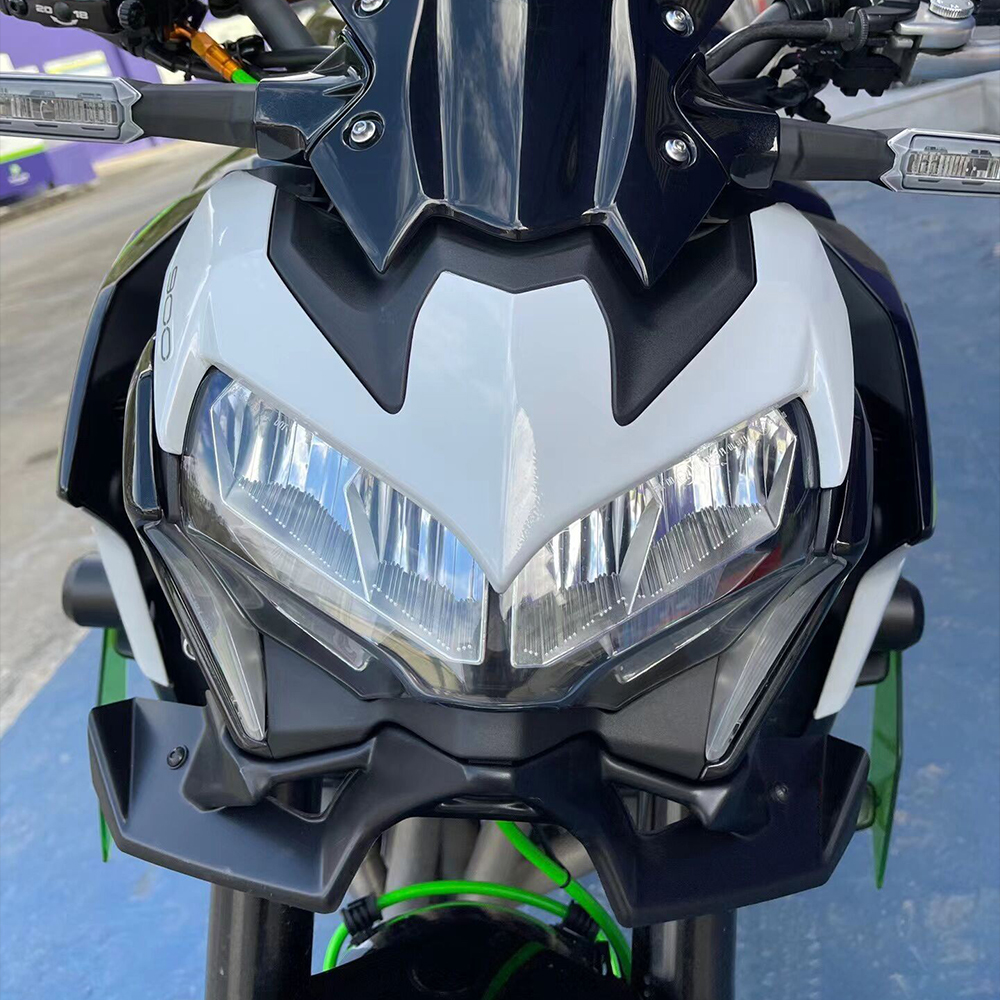Motorcycle Accessories Black Bare Front Spoiler Winglet Aero Wing Kit ...