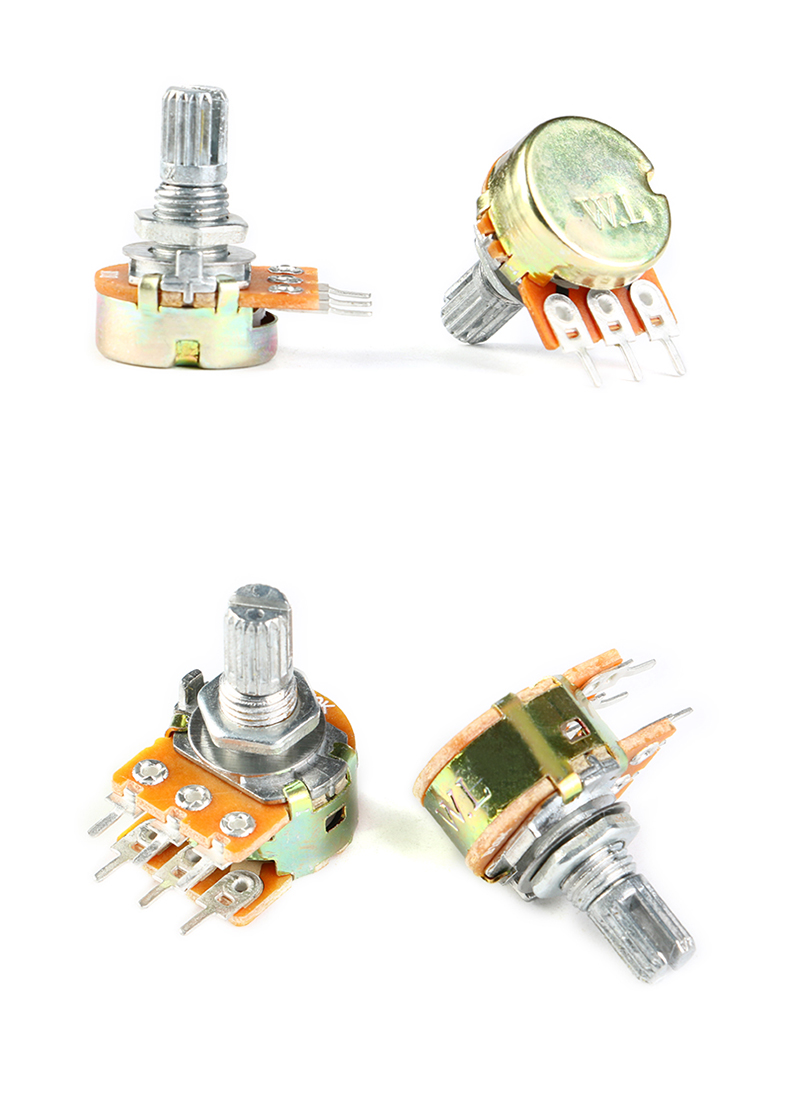 WH148 3-pin single link potentiometer B1K/2K/5K/10K/20K/50K/100K/500K ...