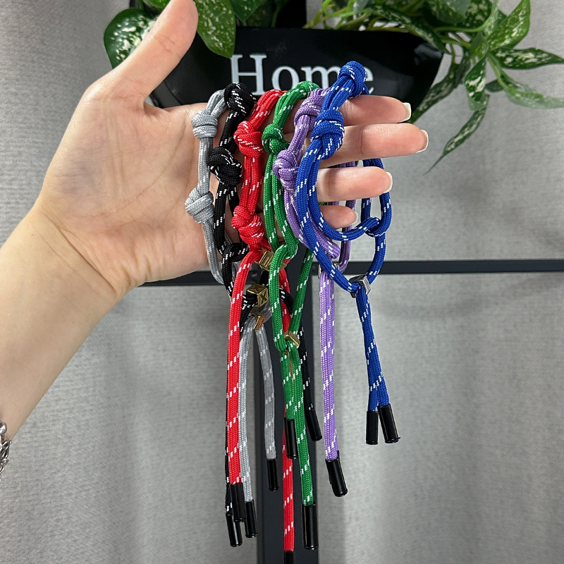 5mm Color Polyester Round Rope DIY Hand-woven Rope Wear-resistant ...