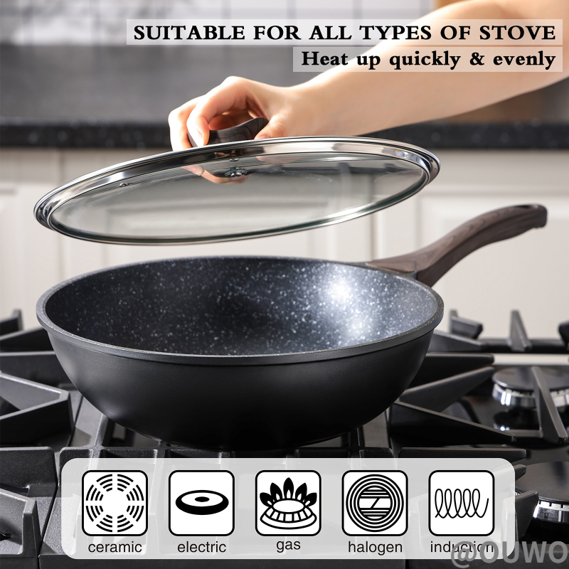 KORDISEN丨MY Ready Stock High Quality Pre-Seasoned Wok Carbon Steel wok ...