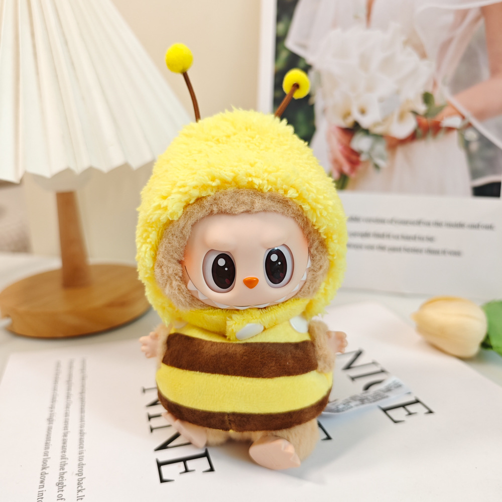 Labubu Macaron V2 Pendant Clothing Set, Donut Back Pants, Maid Skirt ...