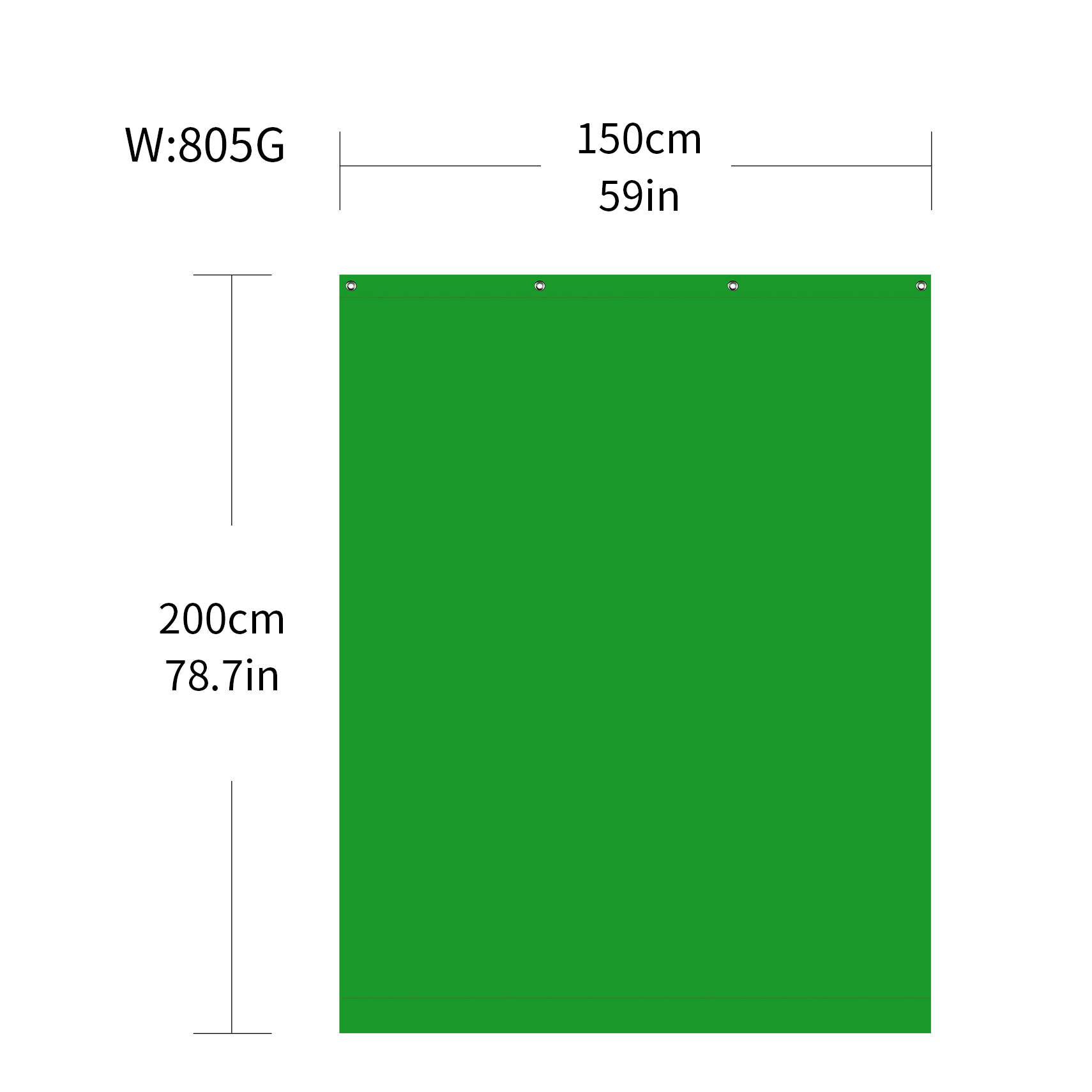 Selens 1.5*2m 2 In 1 Green Screen Backdrops 2 Sides Photography ...
