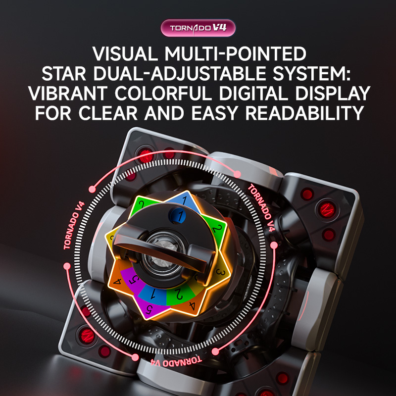 Qiyi XMD Tornado V4 Pioneer UV 3x3 Magnetic Cube Flagship Version ...