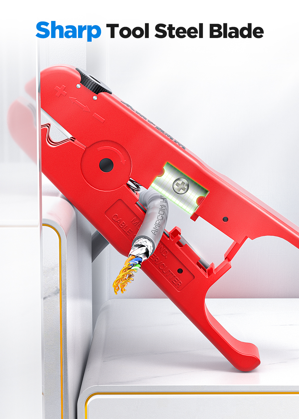 AMPCOM Cable Wire Stripper Compression Tool | Shopee Malaysia