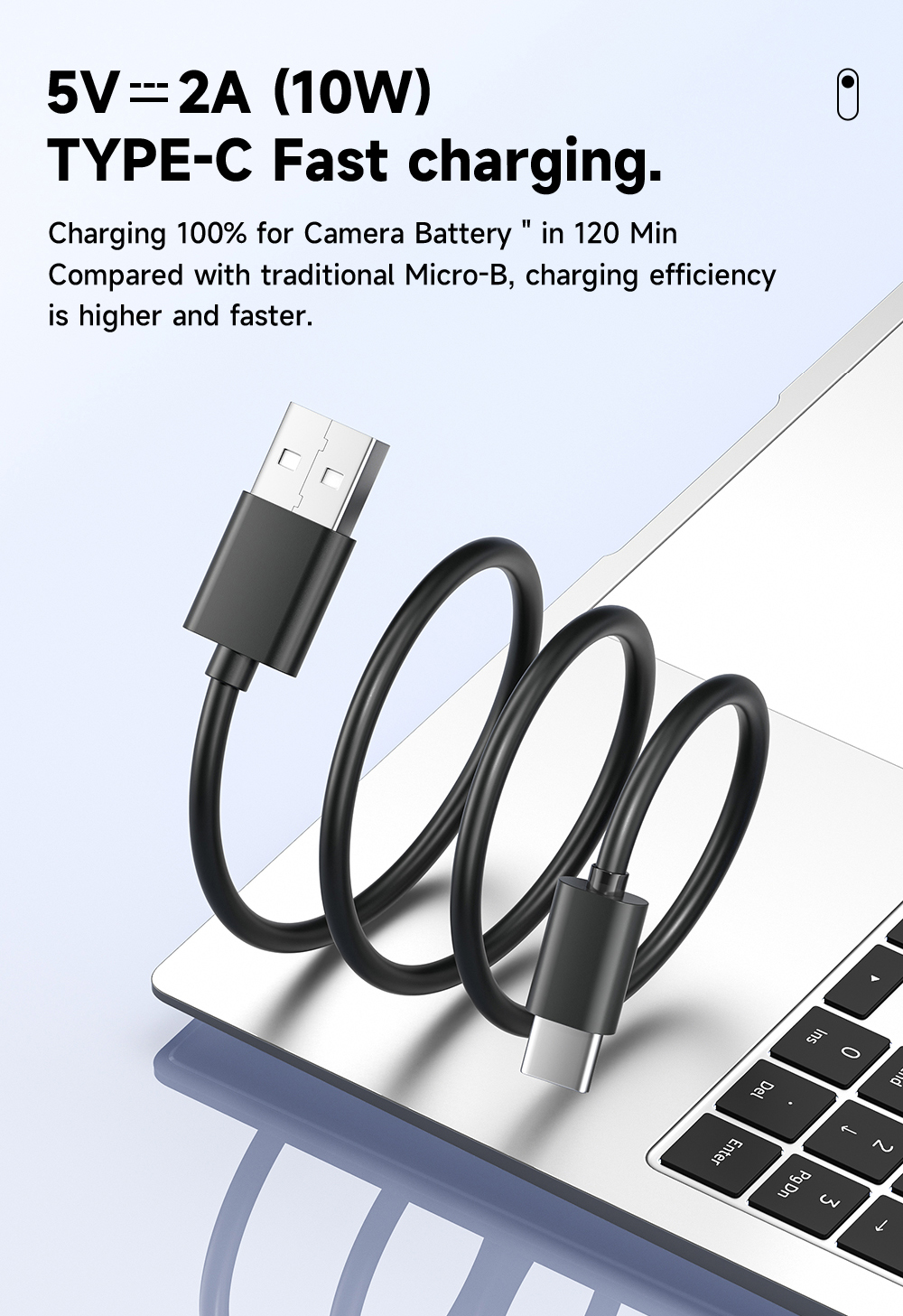 Cityork DMW-BLK22 DMW BLK22 Battery With USB Type-C interface Fast ...