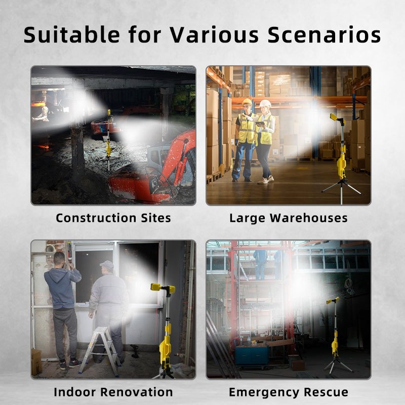 S999 LED Outdoor Super Bright Strong Light Searchlight Construction ...