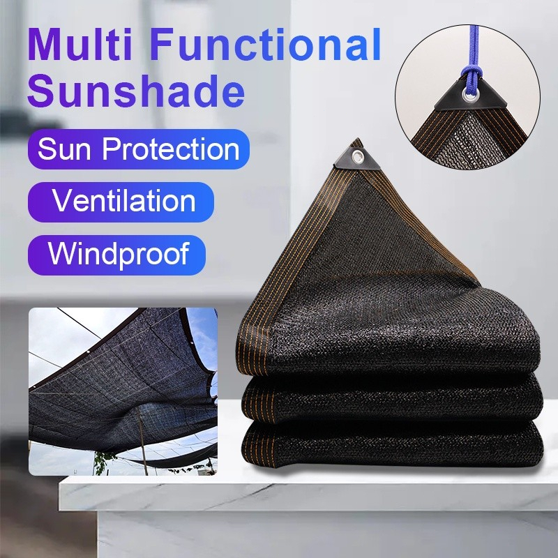 Anti-UV 100% Sunshade Net Sun Shade Set Heavy Duty Shades Durable ...