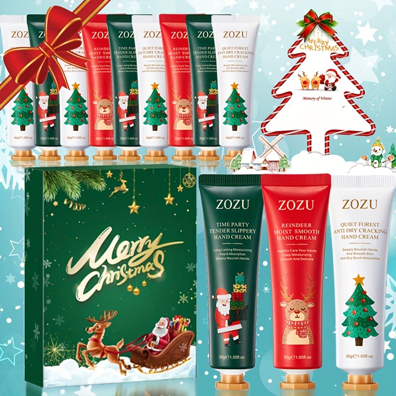 1/5PCS/set Christmas Hand Cream Gift Set, Moisturizing Hand Care With ...