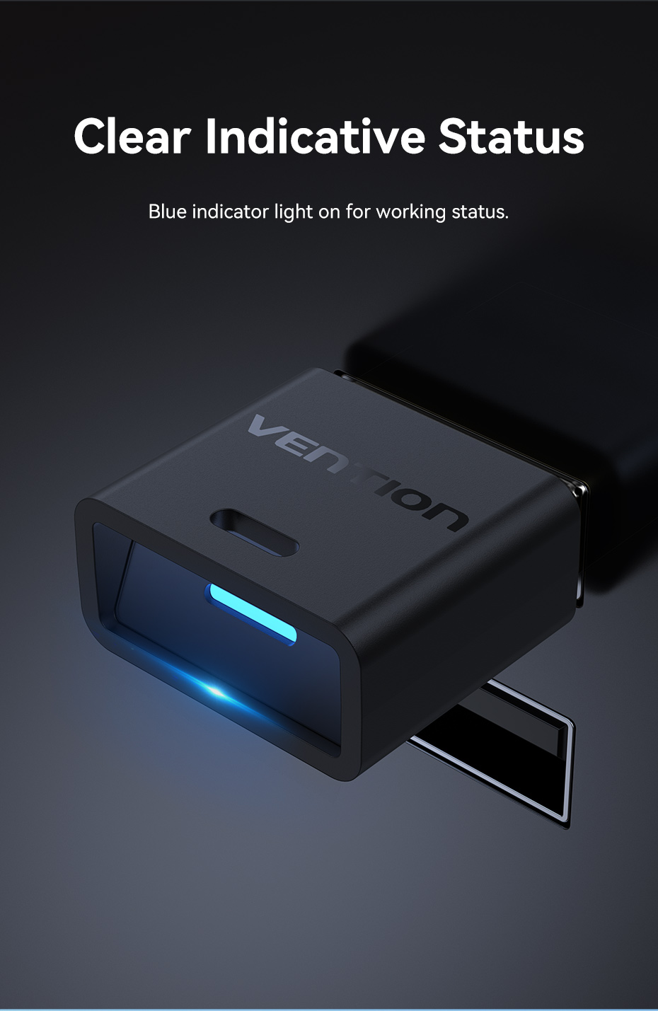 Vention USB Bluetooth Adapter 5.4 Bluetooth Transmitter USB Dongle ...