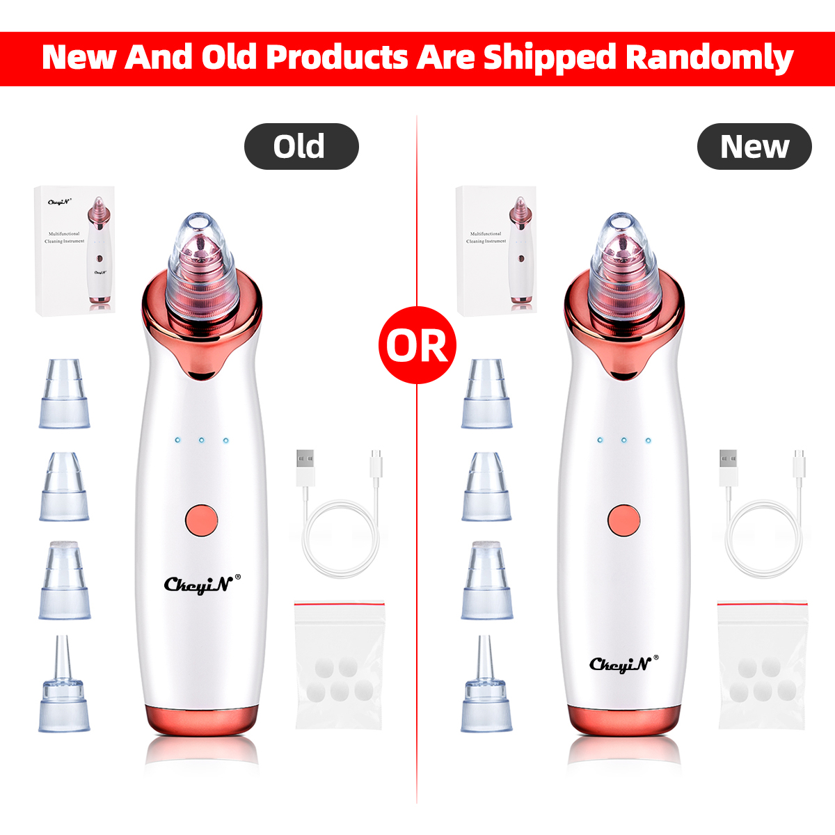 CkeyiN Suction Blackhead Remover Whitehead Remover Electric Facial ...