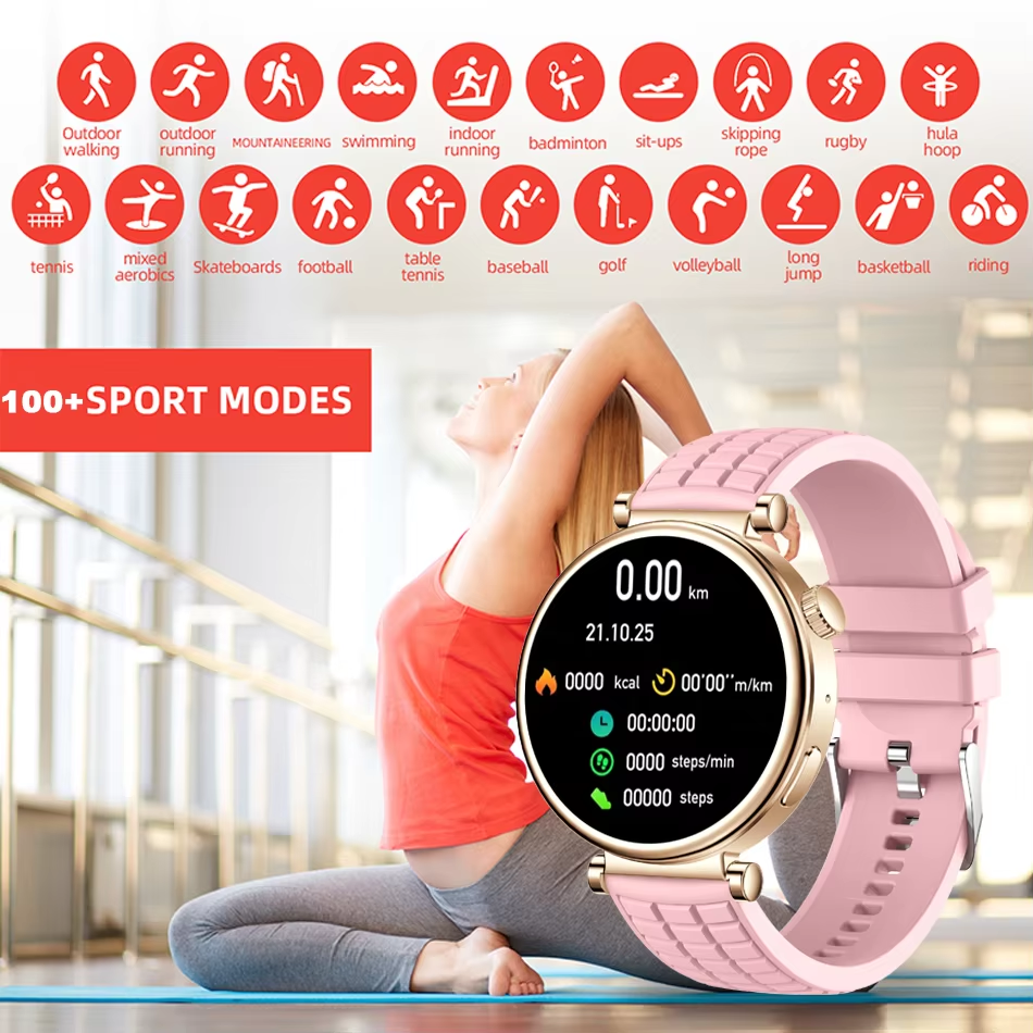 Z01 Mini Smartwatch 1.27inch AMOLED Screen 41mm Sports Models Women's ...