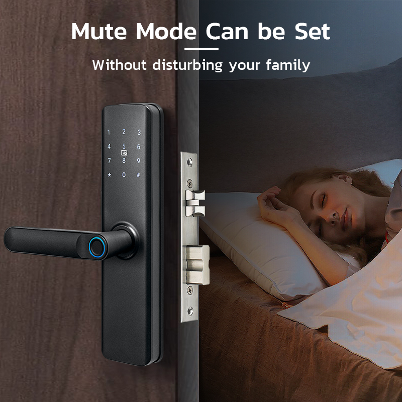 Kadonio Smart Door Lock Fingerprint Digital Door Handle Kunci Pintu ...