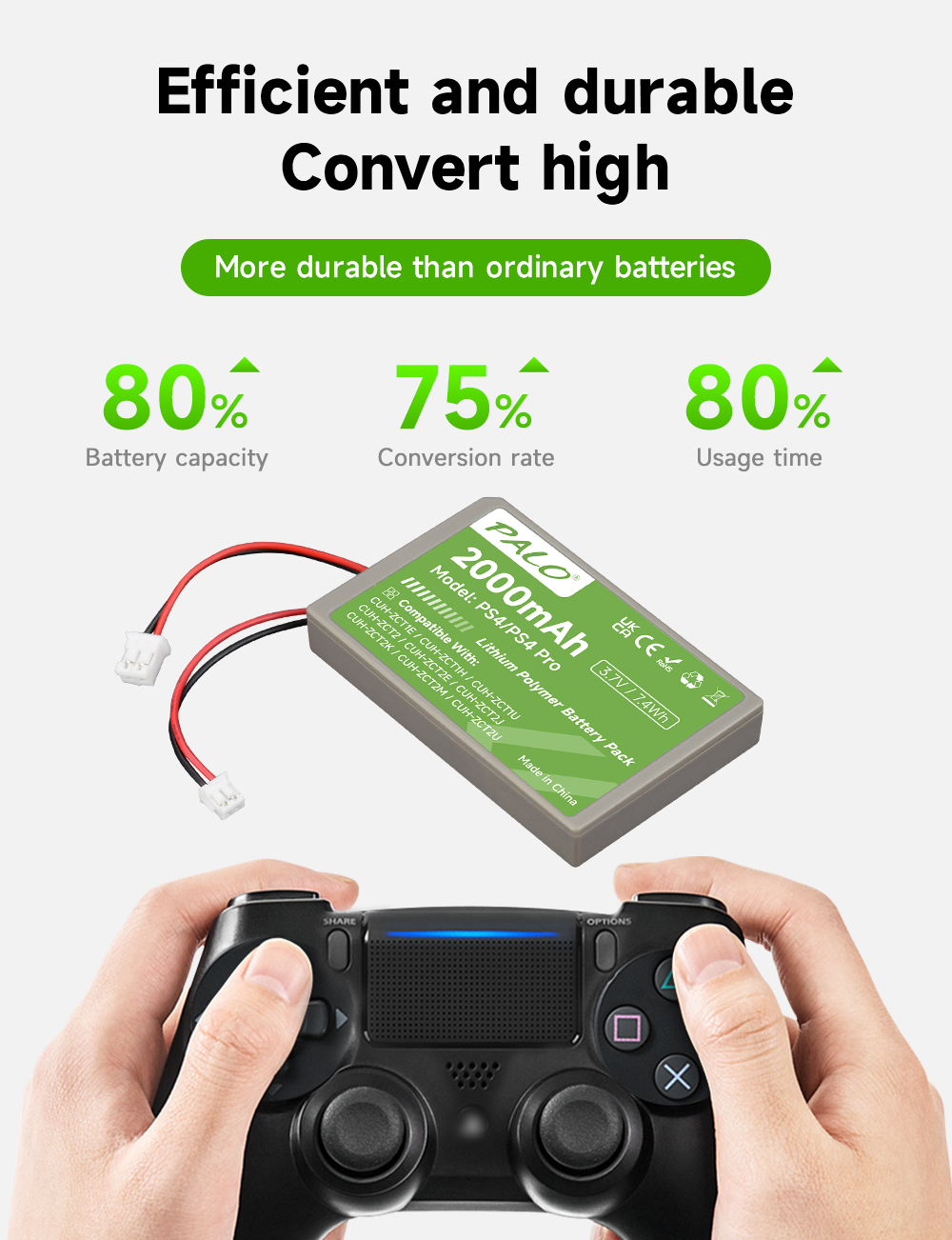 Cityork PS4 / Ds4 / PS4 Pro / PlayStation 4 Slim Wireless Controller 3 ...