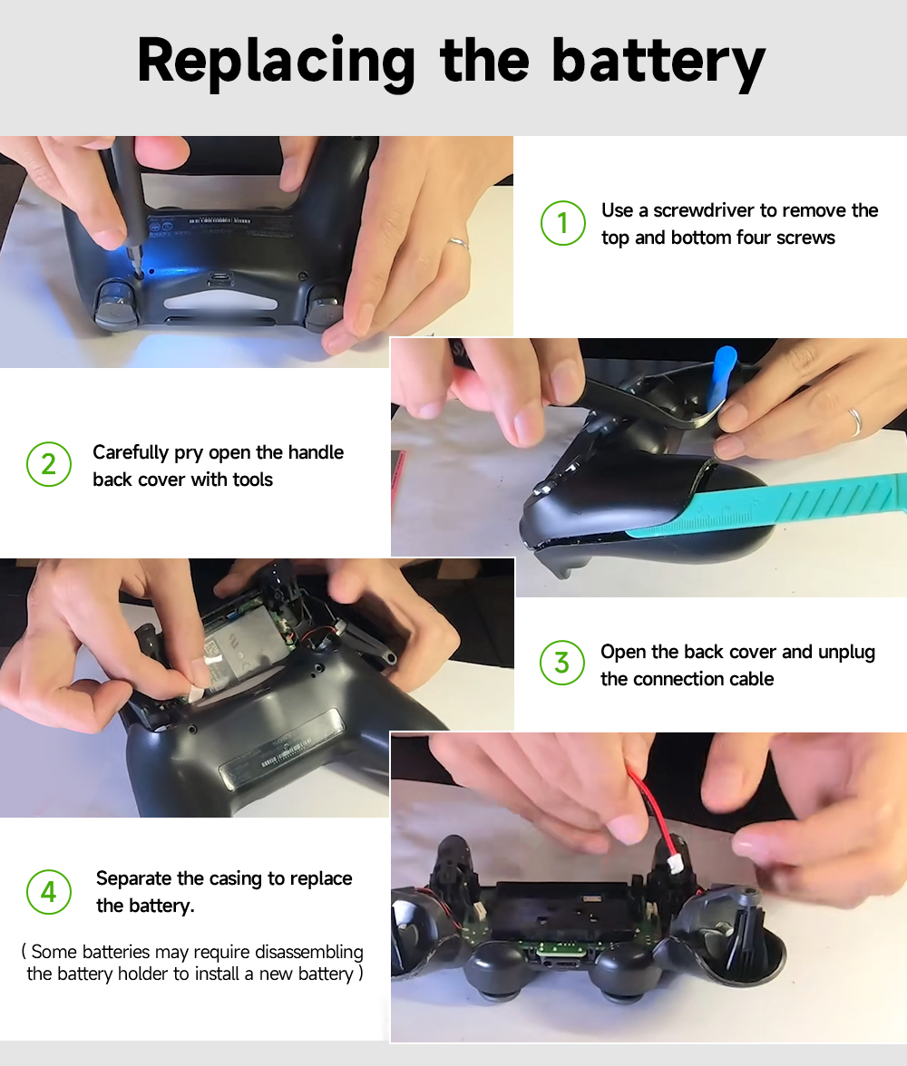 Cityork PS4 / Ds4 / PS4 Pro / PlayStation 4 Slim Wireless Controller 3 ...