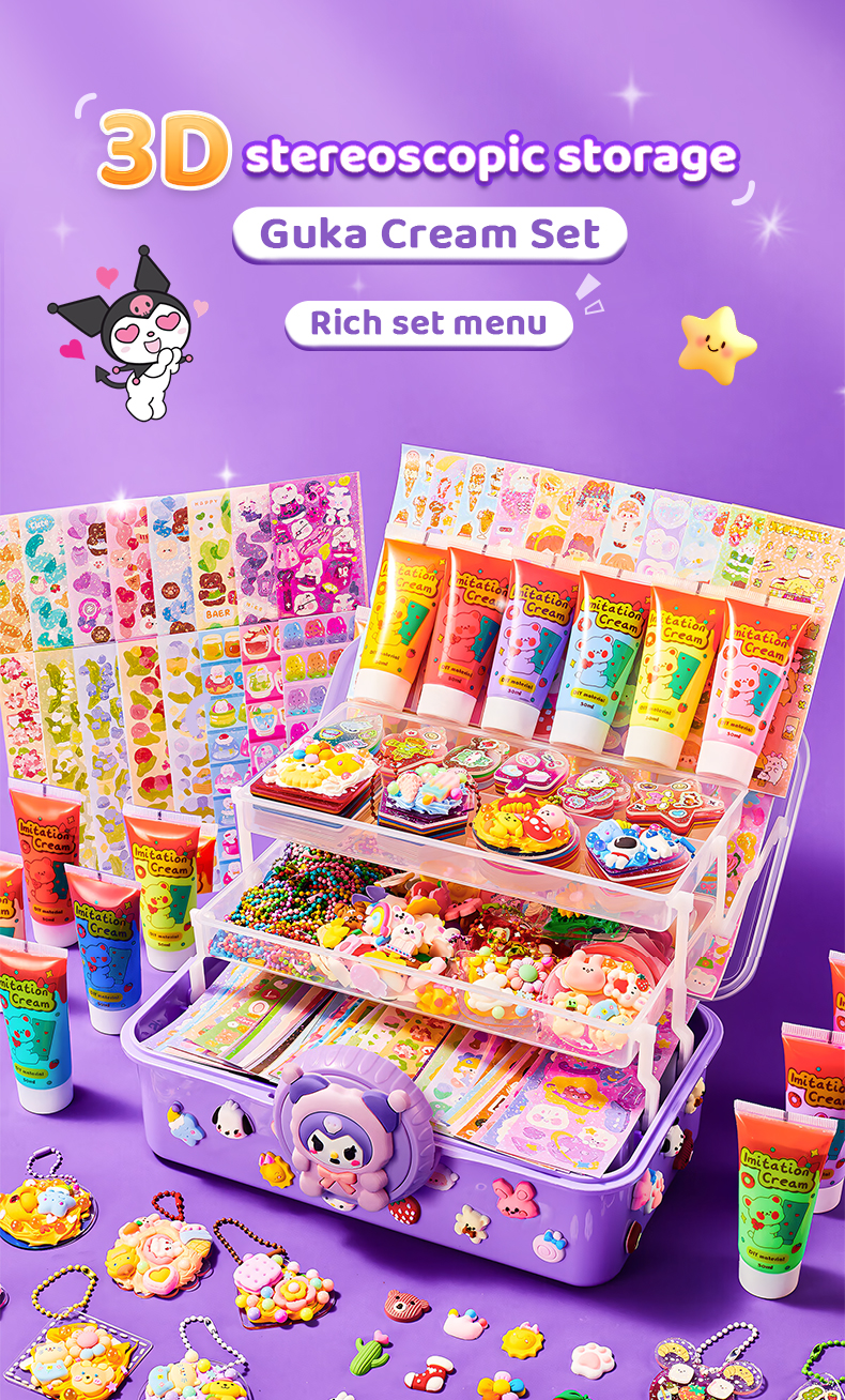 Guka Keychain Set Mainan Kanak Kanak Perempuan Guka Set Box Murah Gila ...