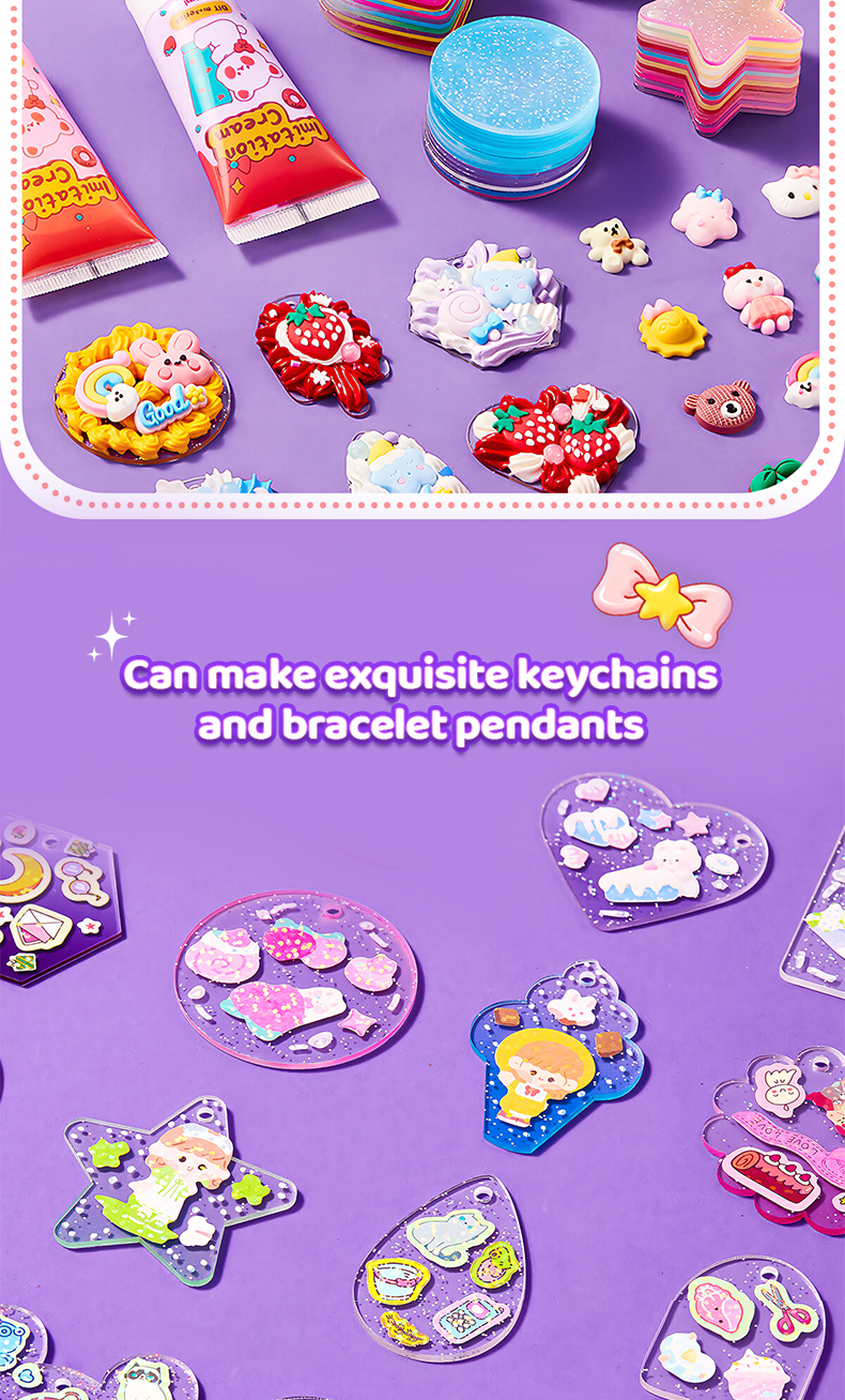 Guka Keychain Set Mainan Kanak Kanak Perempuan Guka Set Box Murah Gila ...