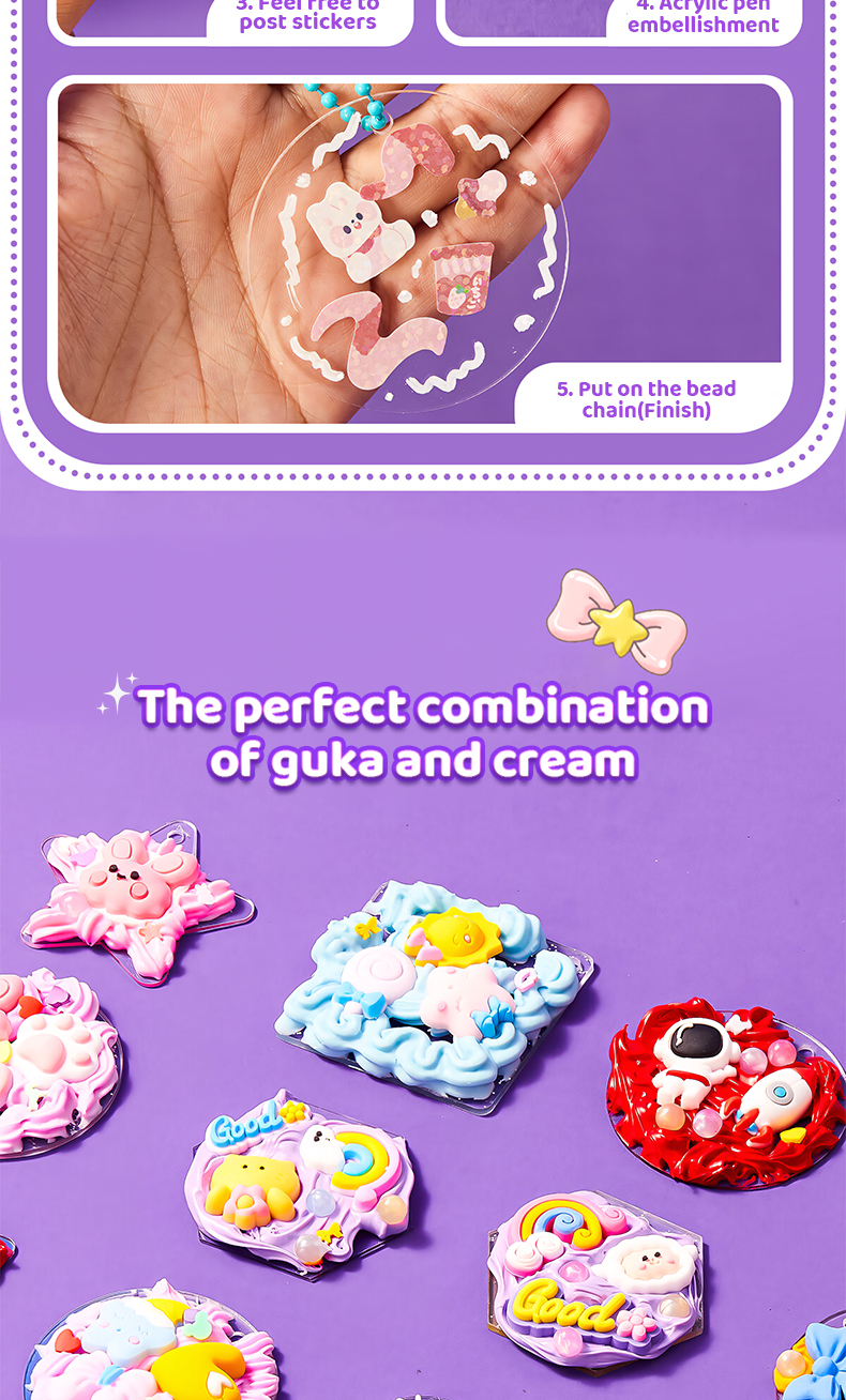 Guka Keychain Set Mainan Kanak Kanak Perempuan Guka Set Box Murah Gila ...