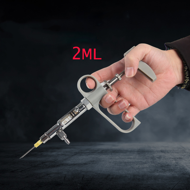 Animal Syringe Metal Continuous Syringe Chicken Vaccine Continuous ...