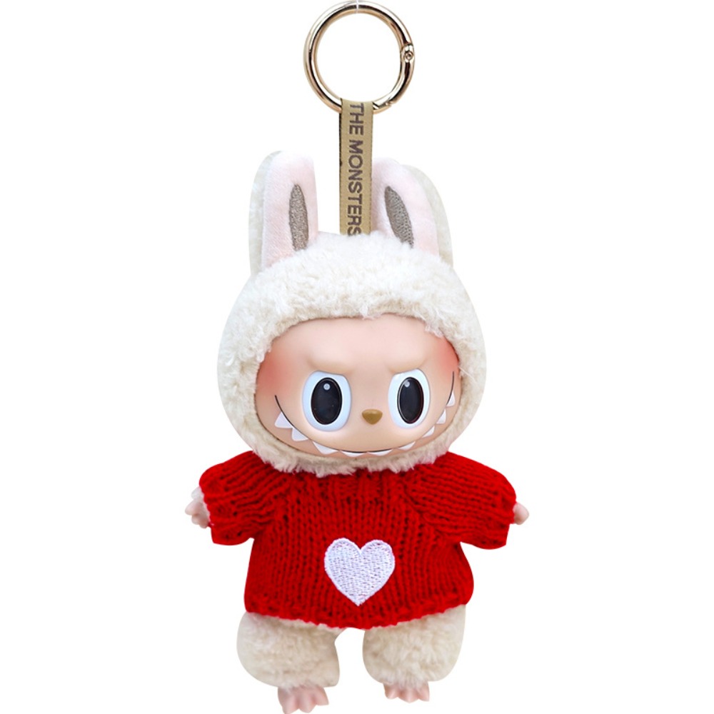 AOPHEKM Labubu Sweater, Knitted Multiple Styles Labubu Wears, Casual ...