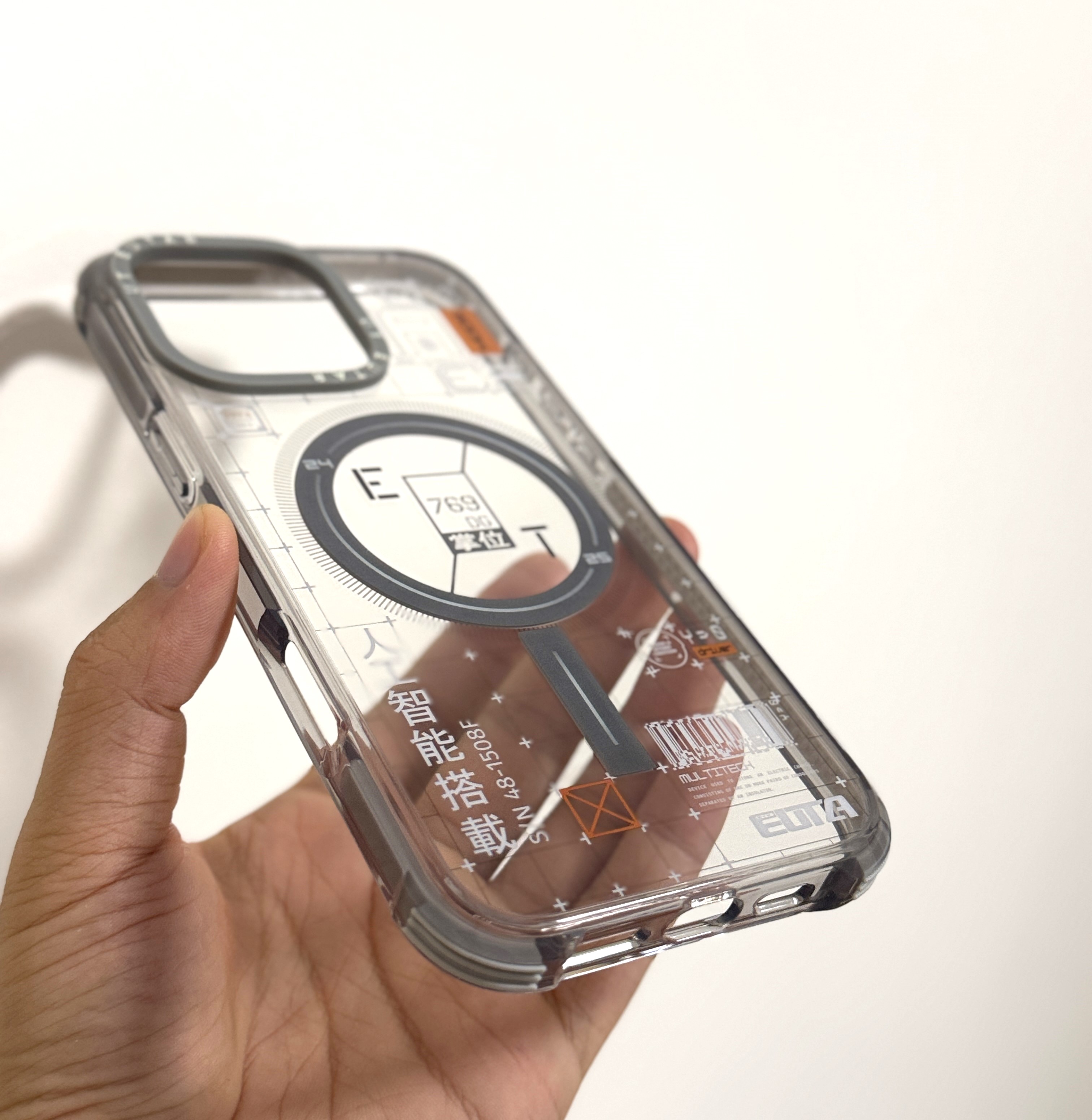 EUTA Transparent Magenetic case for iPhone 16 Pro Max / 16 Pro / 16 ...