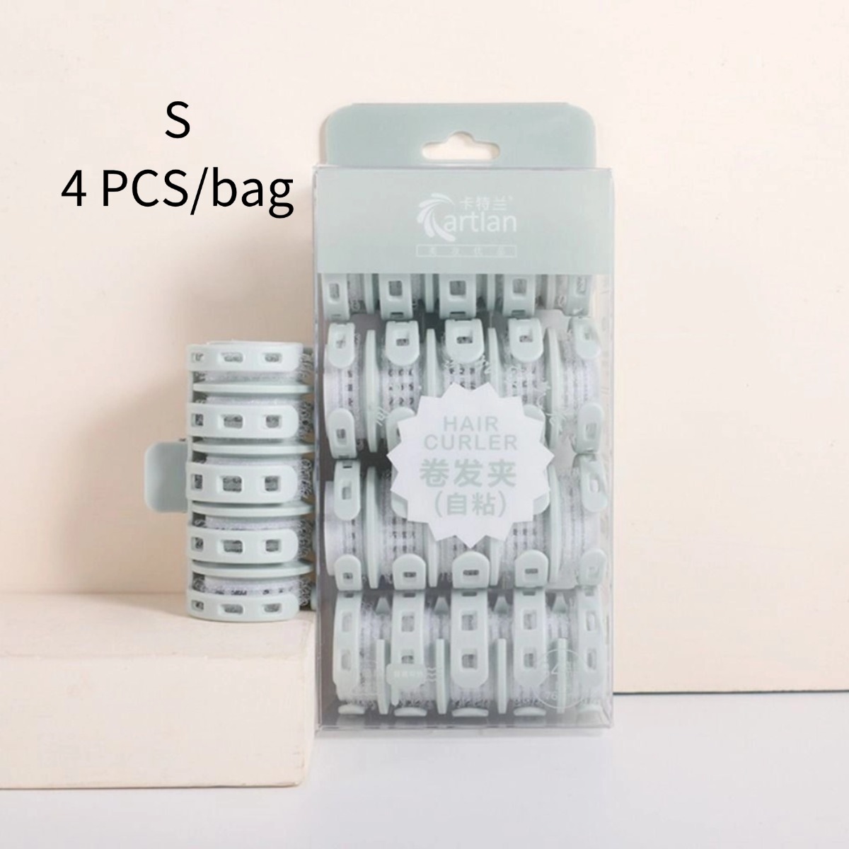OPTIMISTI Sticky Hair Curls, Self-adhesive Nylon DIY Hairdressing Tools ...