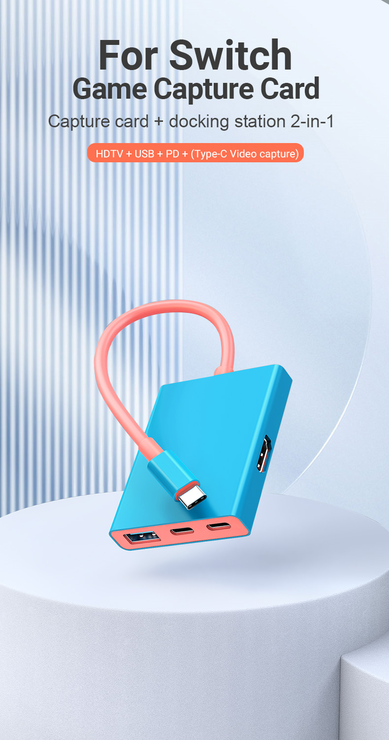 Capture Card to Stream OBS Record Compatible for Nintendo Switch Laptop ...